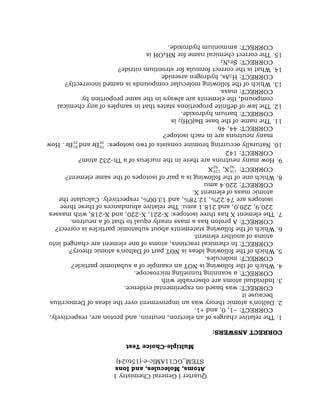 SHS STEM General Chemistry MCT 3. Atoms, Molecules, and Ions | PDF