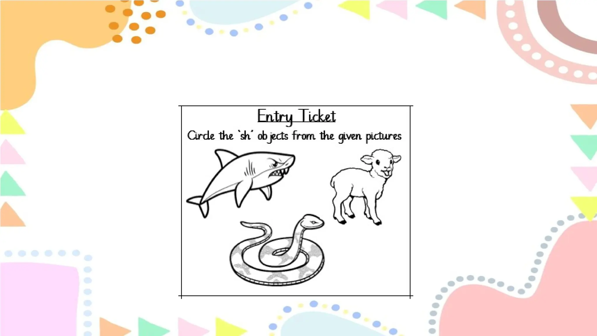 Story of digraph 'sh' with blending words | PPTX