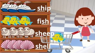 Story of digraph 'sh' with blending words | PPT