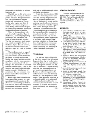 Jospt.1998.27.4 | PDF | Physical Therapy | Wellness