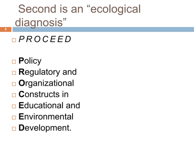 Precede - Proceed Model | PPTX