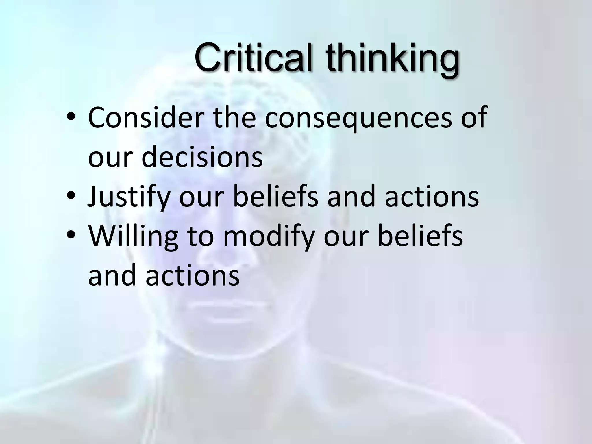 Assessing & Promoting Critical Thinking | PPTX