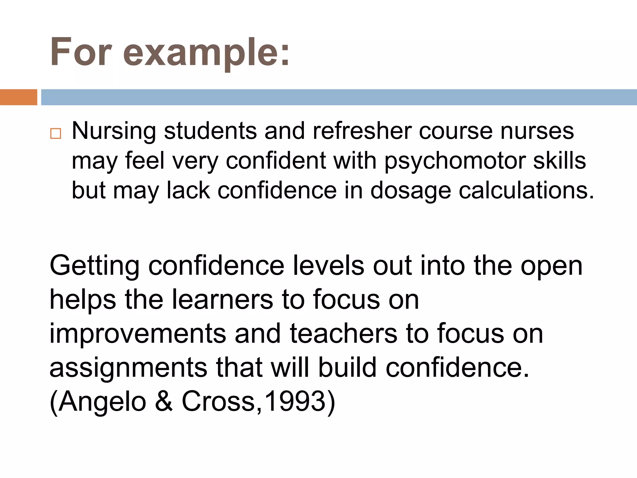 Evaluating and Assessing Learning | PPTX