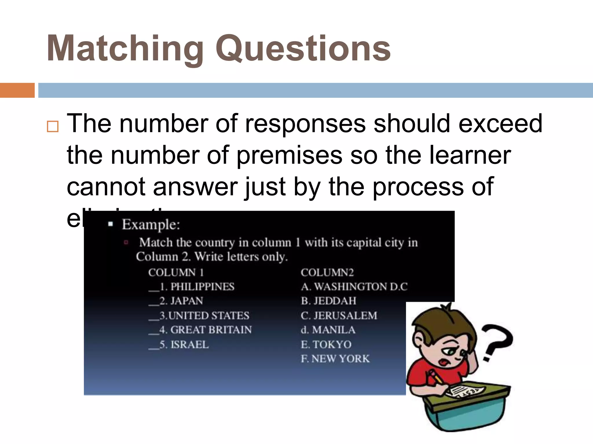 Evaluating and Assessing Learning | PPT