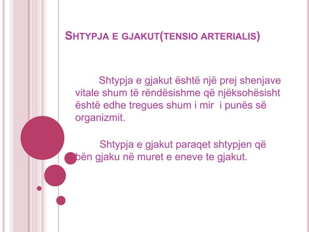 Shtypja e gjakut | PPTX