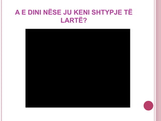 Shtypja e gjakut | PPTX