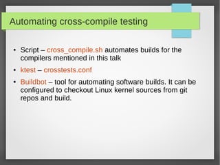 Tutorial: Cross-compiling Linux Kernels on x86_64 | PDF
