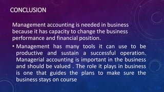 Advantages of management accounting | PPTX