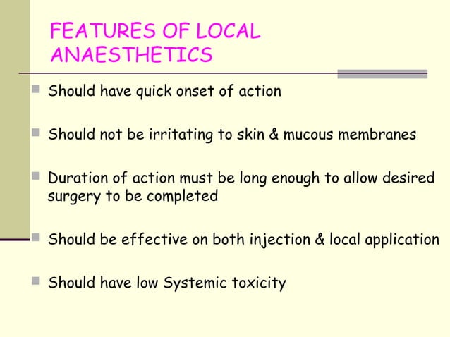 LOCAL AND GENERAL ANESTHESIA | PPT