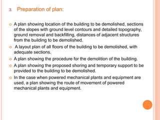 DEMOLITION OF BUILDING | PPTX