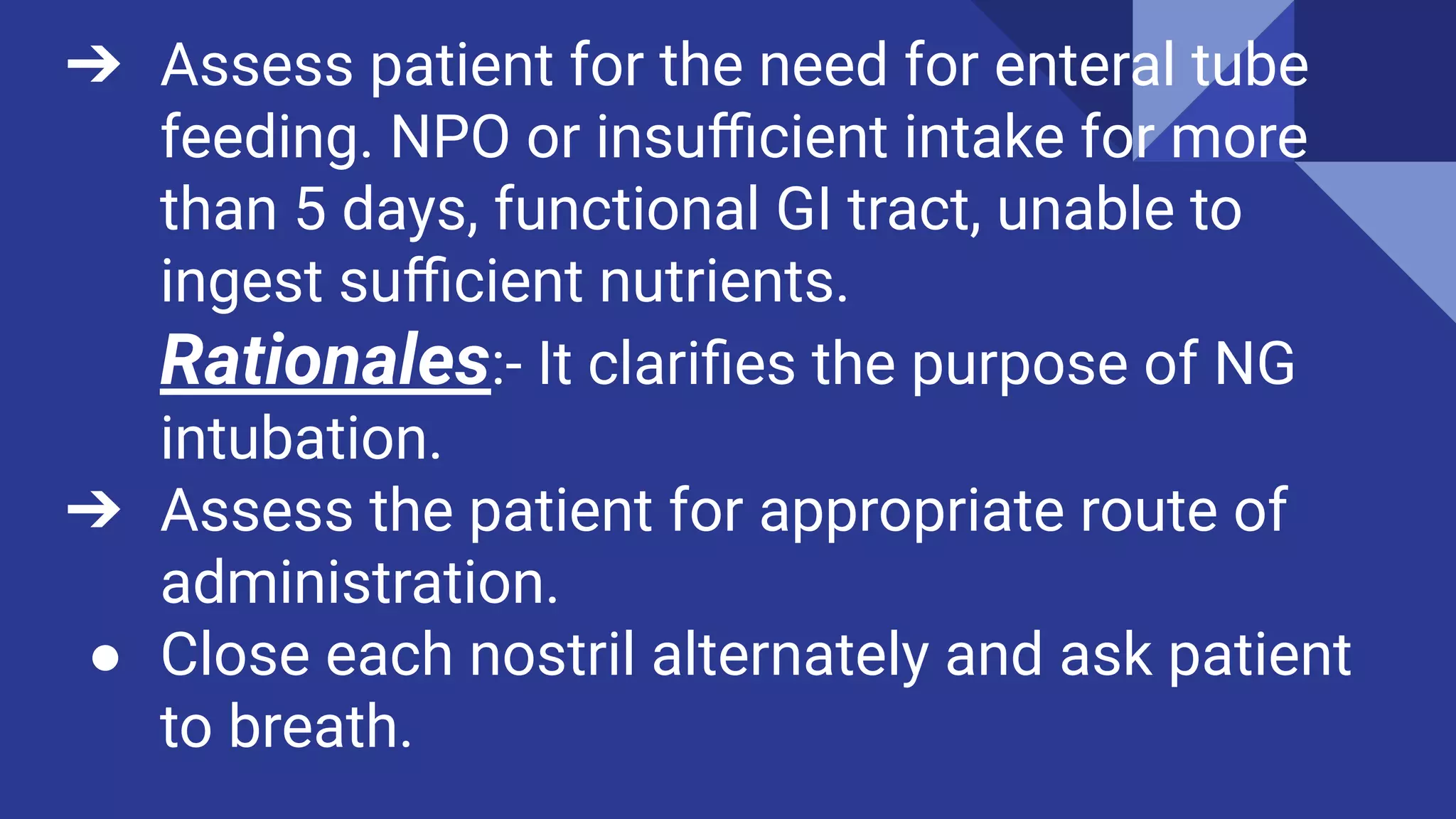 Nasogastric tube feeding | PDF