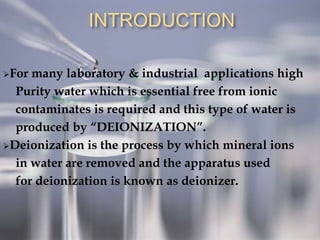 Deionizer | PPTX
