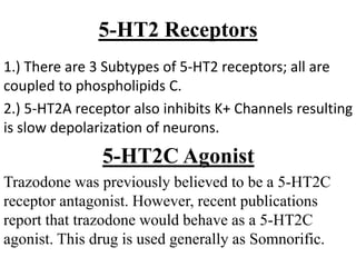 5-Hydroxytrptamine & it's Antagonist | PPTX