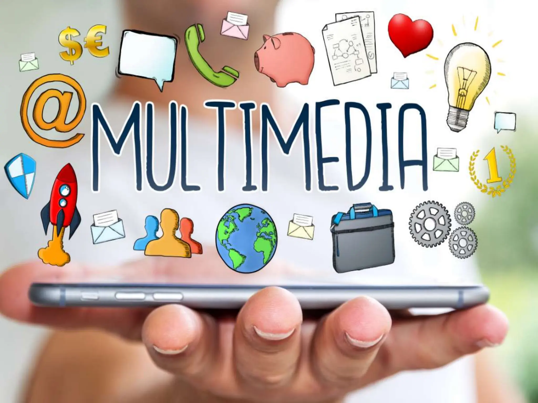 Multimedia is a way of presenting information that combines different ...