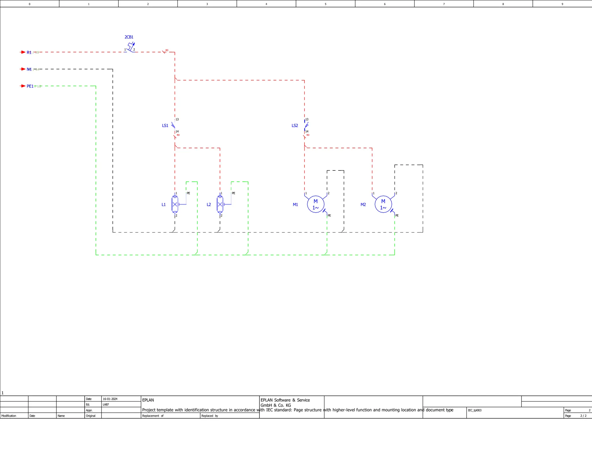 eplan electrical circuit diagram with whole information | PPTX