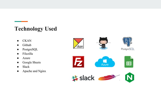 Data Management using CKAN | Internship Report | PPTX