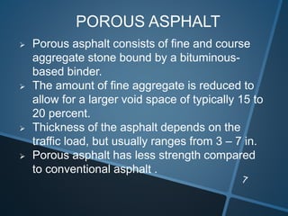 seminar topic for civil engg student - Porous Pavements. | PPTX ...