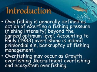 Overfishing and Eumatric fishing | PPTX