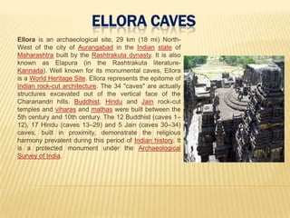 Ajant and ellora caves | PPTX