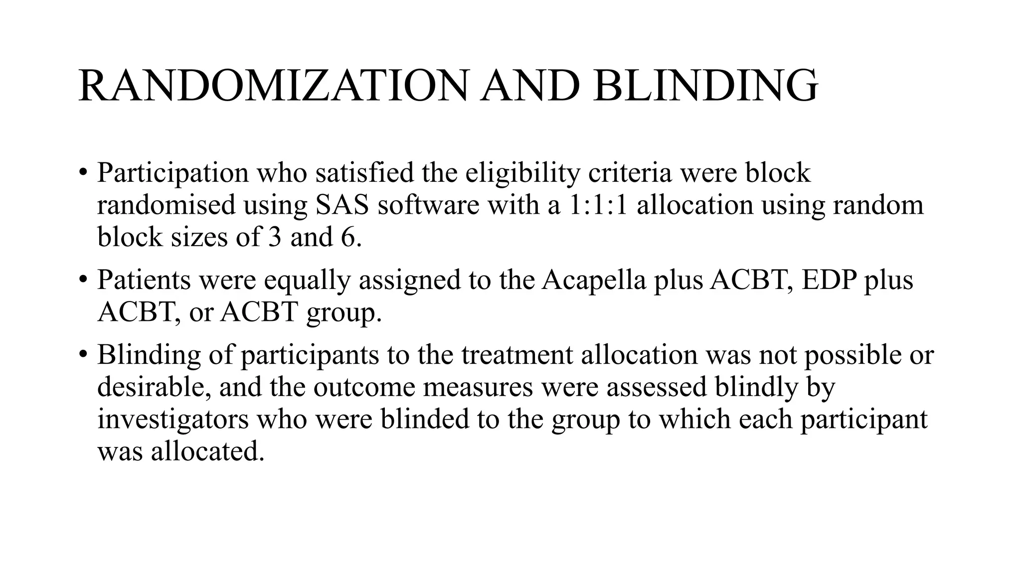 Journal Presentation on article Comparative efficacy of different ...