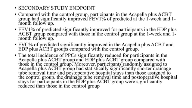 Journal Presentation on article Comparative efficacy of different ...