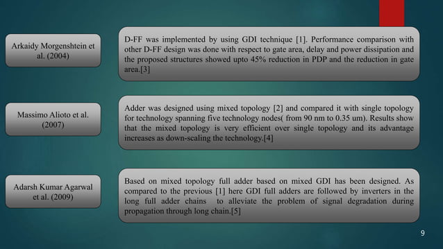 Modified Gate Diffusion Input-MGDI | PPTX