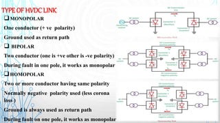FAULT ANALYSIS IN HVDC & HVAC TRANSMISSION LINE | PPTX
