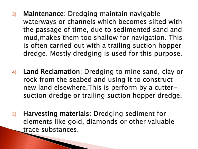 Dredging Techniques and dredgers | PPTX | Geology | Science