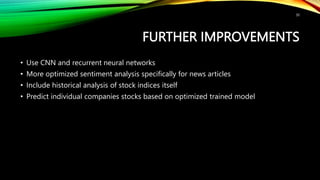 Stock Price Prediction using ML Techniques | PPTX