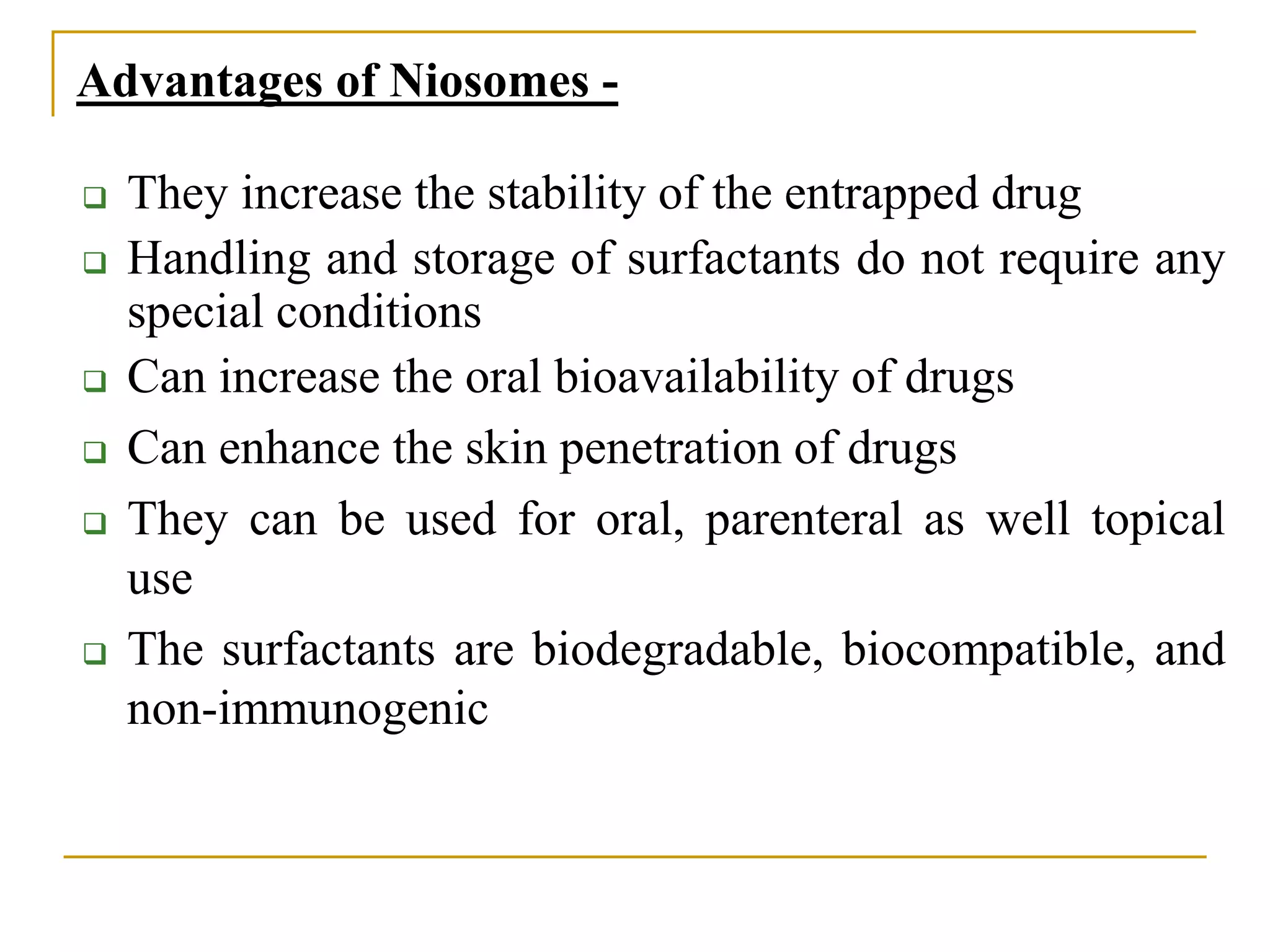 niosome by shubham | PPT