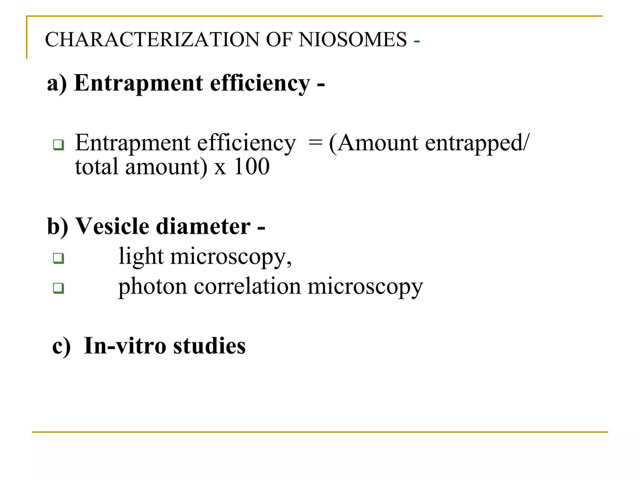 niosome by shubham | PPT