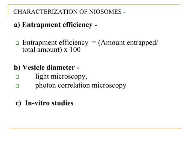 niosome by shubham | PPT