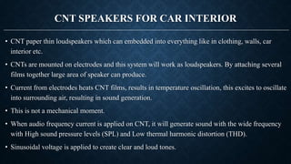 Future possibility -nanotextiles for automotive | PPT