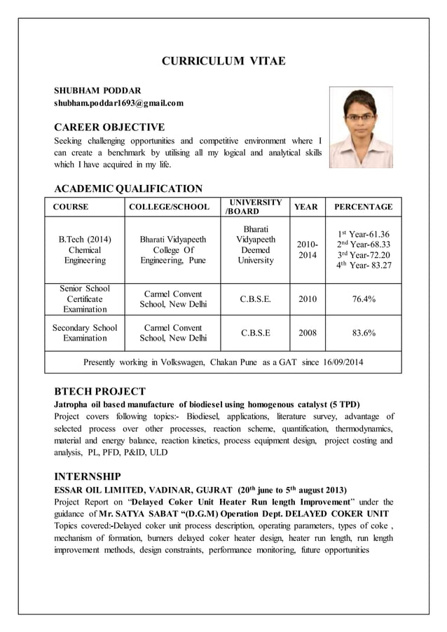 Shubham poddar resume | DOCX | Resume Writing and Advice | Job Search