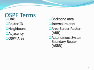 Shubham ppt on ospf and framerelay | PPTX | Computer Networking | Computing