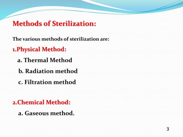 Sterilization, its type, method,advantages, disadvantages and ...