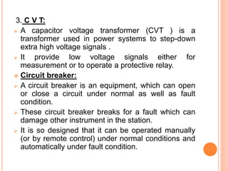220 kv Sub-station Summer Training ppt | PPTX