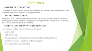 ADVERSE DRUG REACTION | PPT