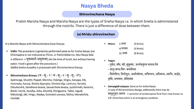 Nasya - Shirovirechan | PDF
