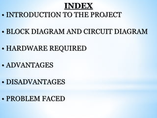 bluetooth controlled home automation using arduino by shubham sinha | PPT