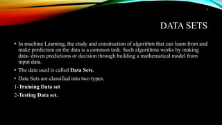 K-Folds Cross Validation Method | PPTX