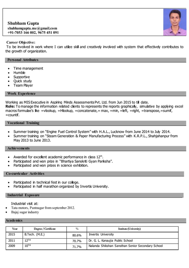 Shubham resume.... | PDF