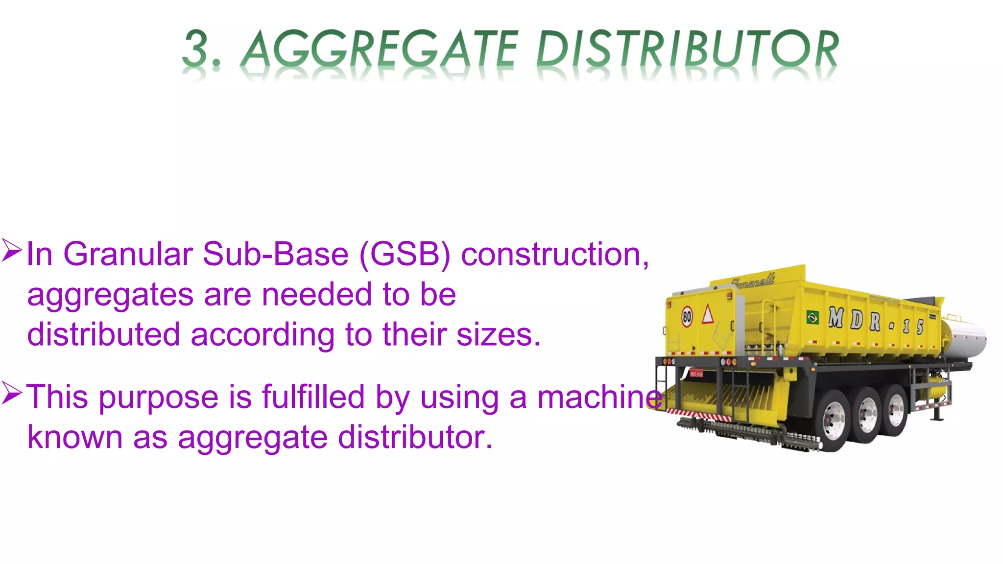 Granular subbase and equipments used for its construction | PPT