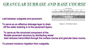 Granular subbase and equipments used for its construction | PPT