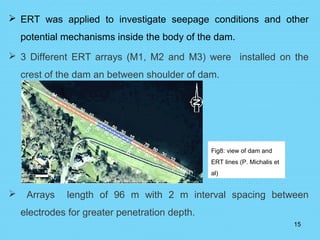 Dam Health assessment using geophysics. | PPT