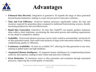 Generative Artificial Intelligence vs Human Intelligence | PPT