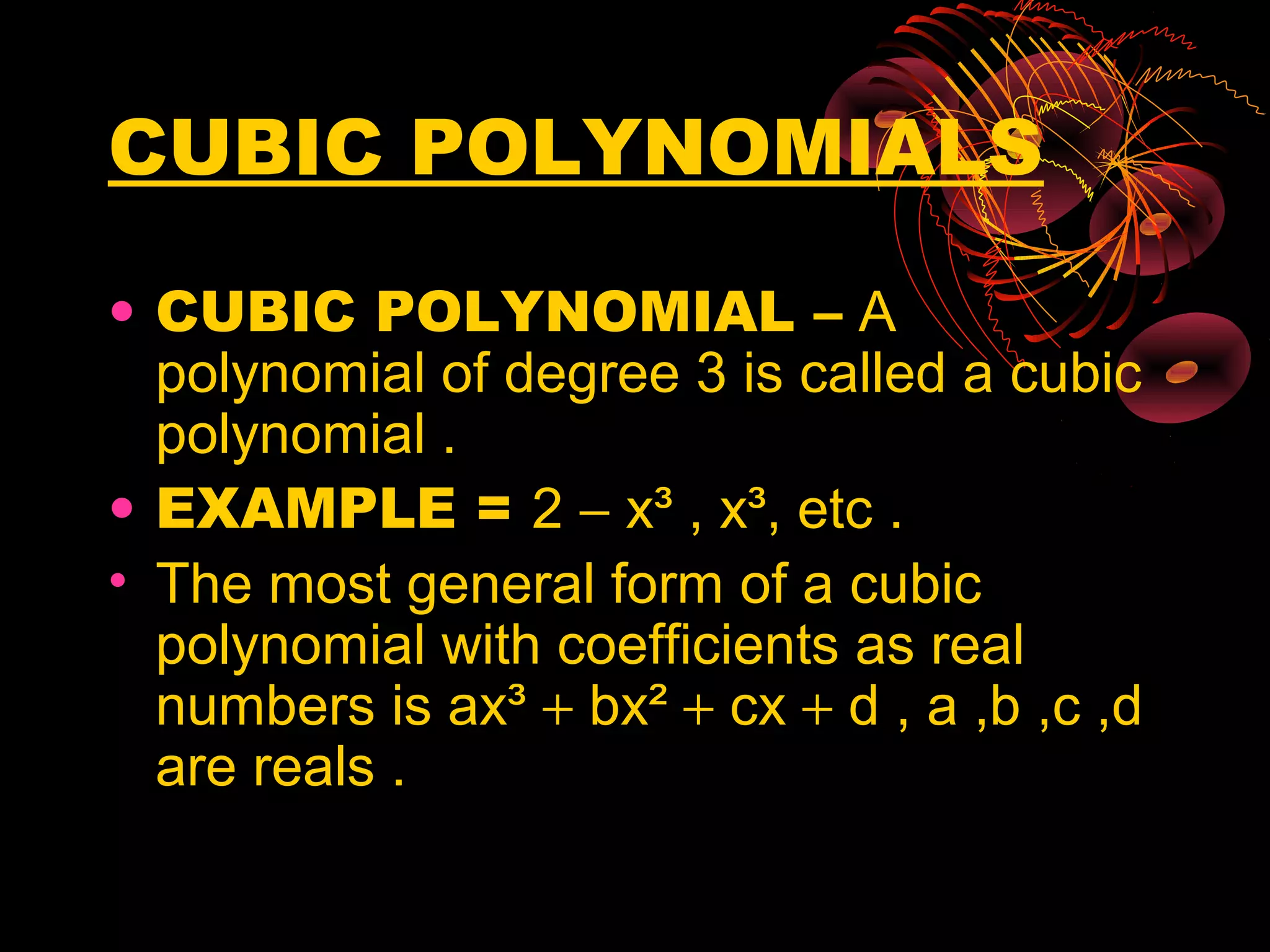 Shubhanshu math project work , polynomial | PPT