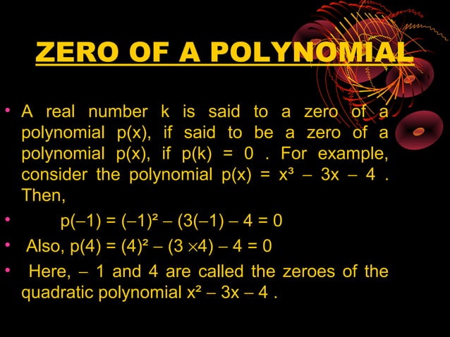 Shubhanshu math project work , polynomial | PPT