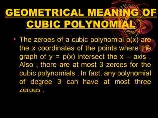 Shubhanshu math project work , polynomial | PPT