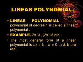 Shubhanshu math project work , polynomial | PPT
